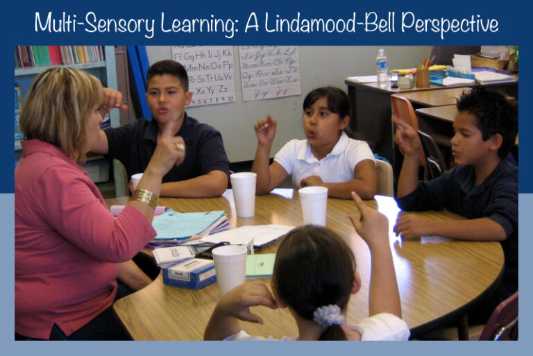 Multi-Sensory Learning: A Lindamood-Bell Perspective - Lindamood-Bell
